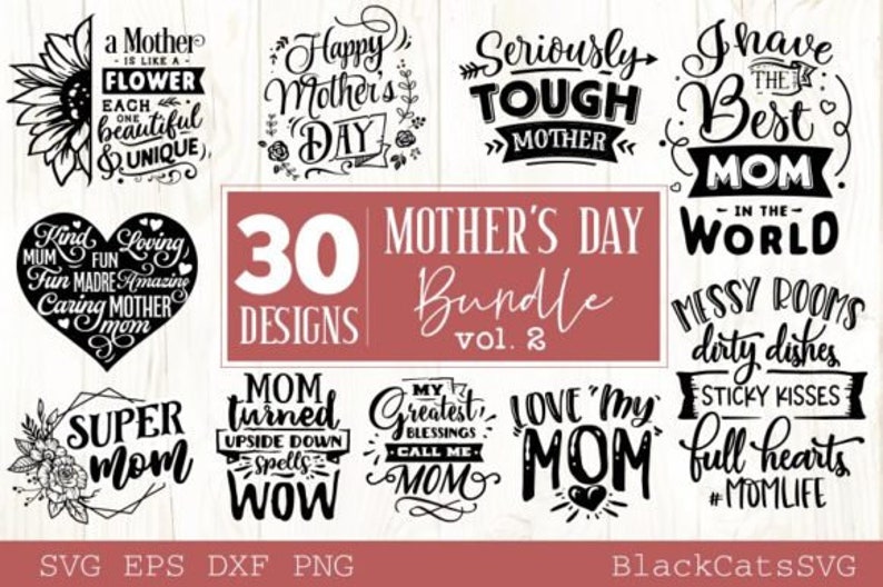 Mothers Day SVG Bundle, Mom Life Svg, Mother's Day, Mama Svg, Mommy and ...