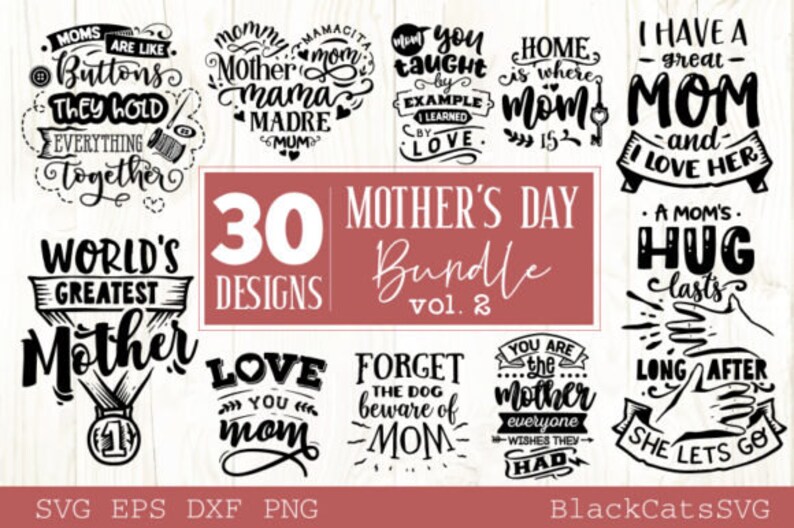 Mothers Day SVG Bundle, Mom Life Svg, Mother's Day, Mama Svg, Mommy and ...