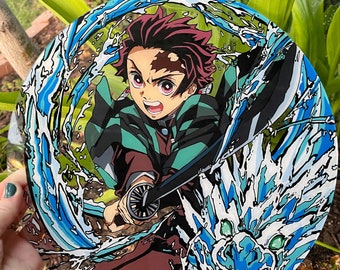 Tanjiro Glass Painting - Etsy