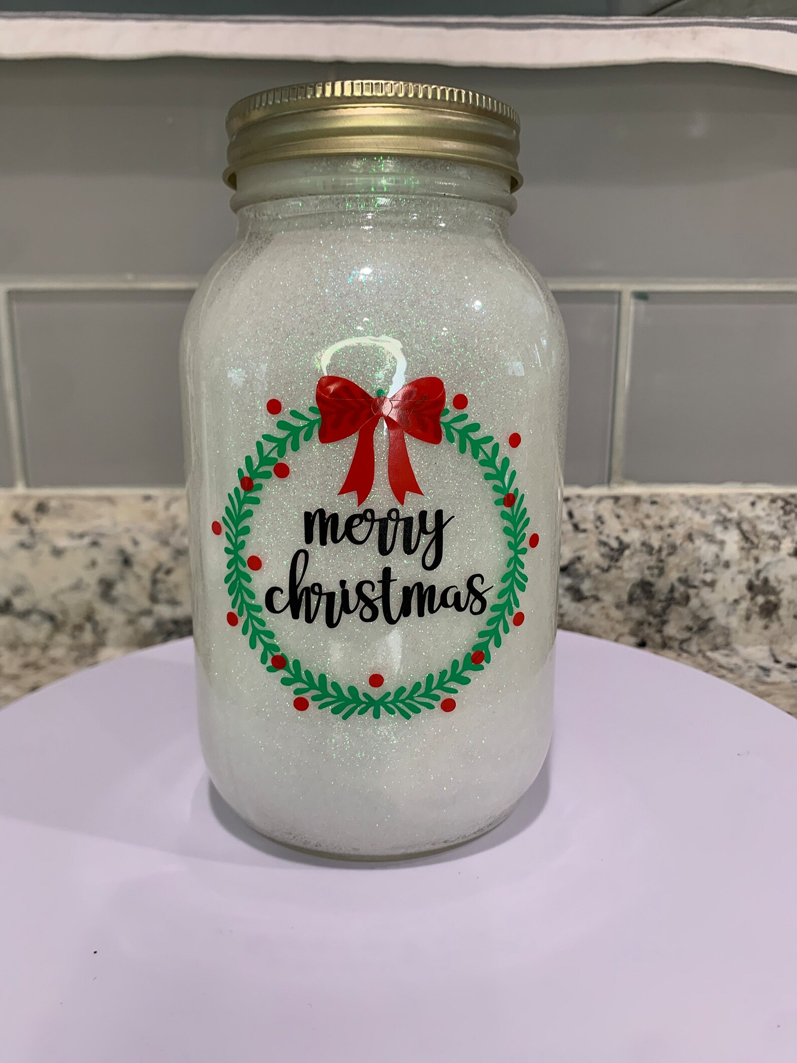 Holiday Mason Jar Decor/ Holiday Home Decor - Etsy