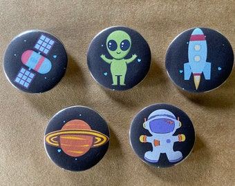 Space Themed Buttons - Etsy