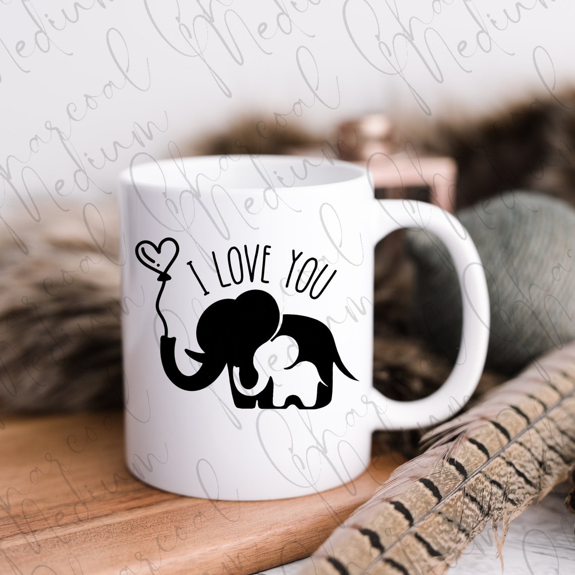 I Love You, Elephants, Baby, Nursery, Hearts and Elephants, Mama and ...