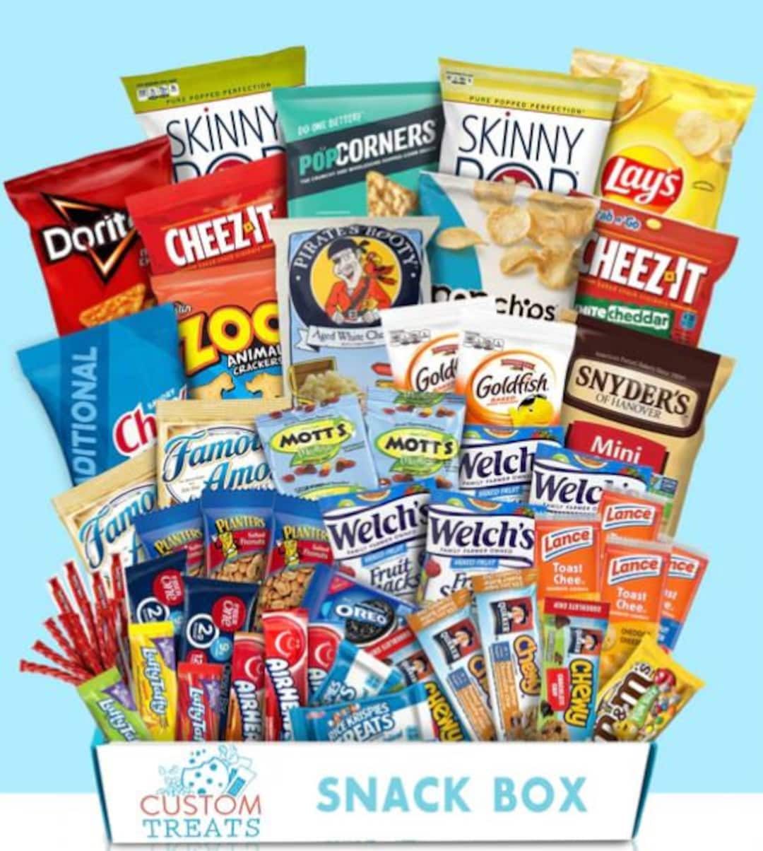 Ultimate Snack Assortment Care Package - Chips, Crackers, Cookies, Nuts ...