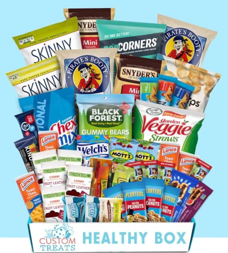 Ultimate Healthy Snack Assortment Care Package - Chips, Crackers ...