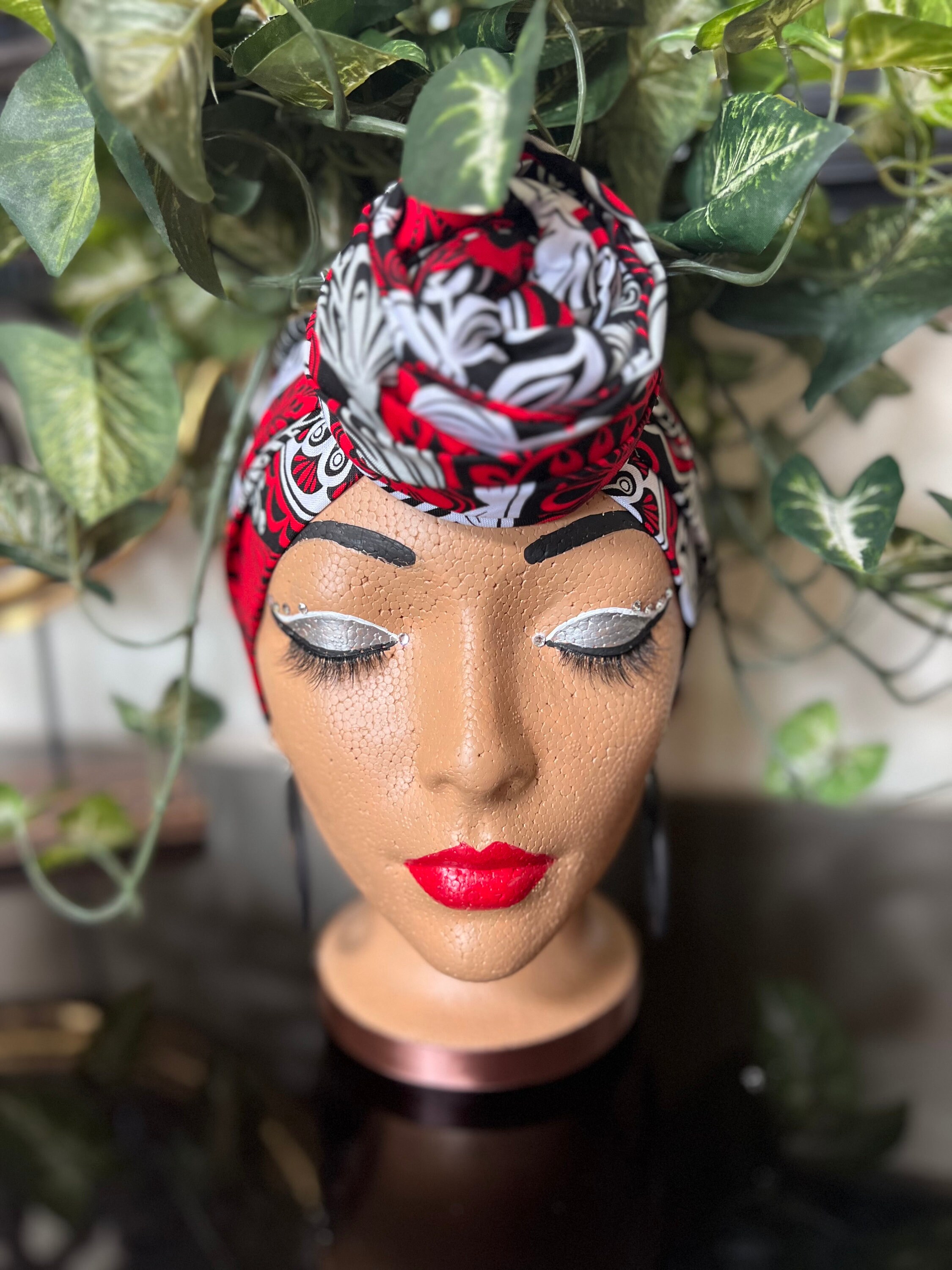 STYROFOAM Head Planter, FOAM Head Planter, Afrocentric STYROFOAM ...