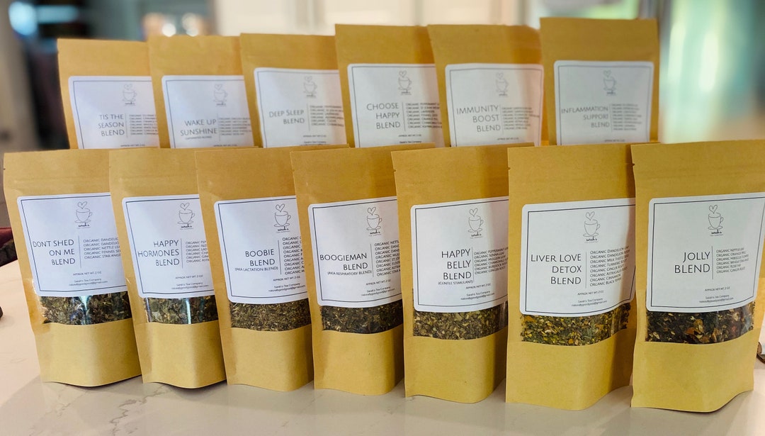 Value Pack - Choose 3 Tea Blends, Organic Tea, Customizable, Herbal Tea ...