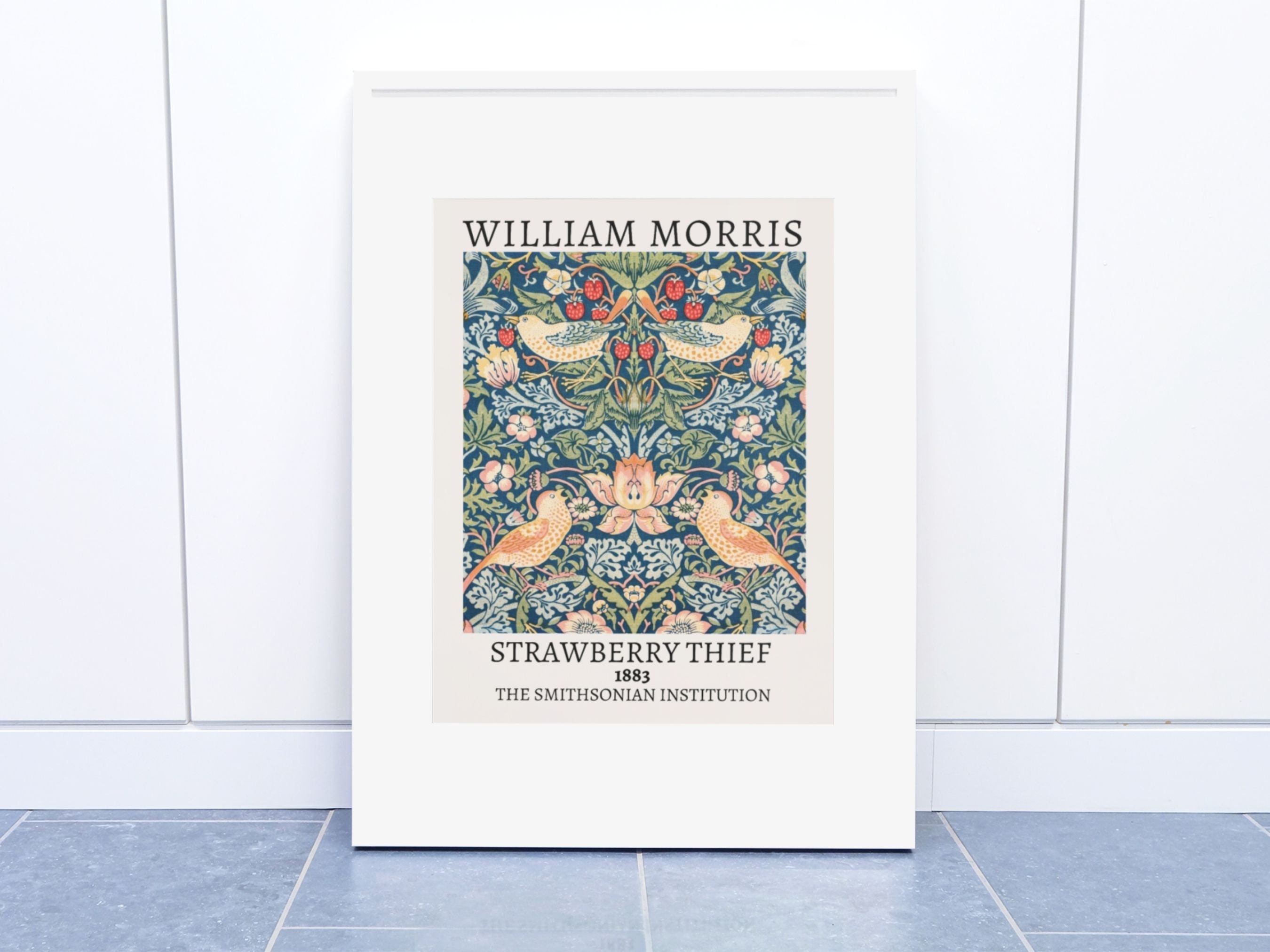William Morris Strawberry Thief Print William Morris - Etsy