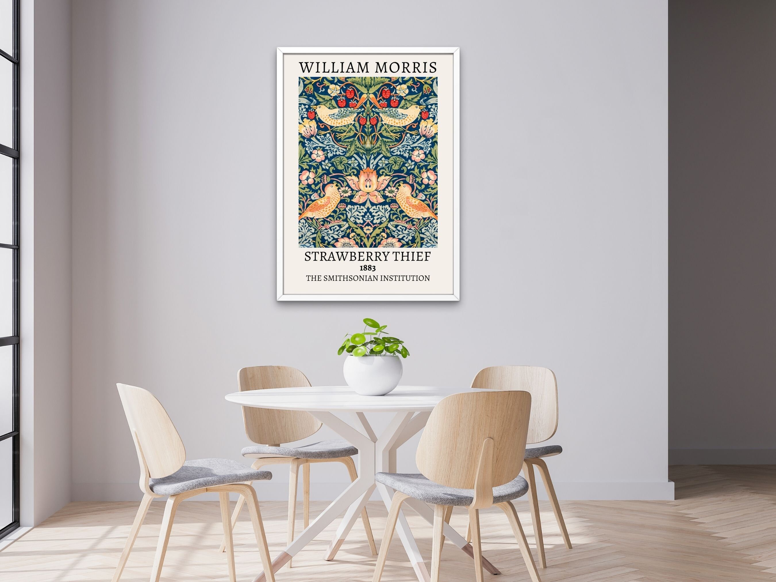 William Morris Strawberry Thief Print William Morris - Etsy
