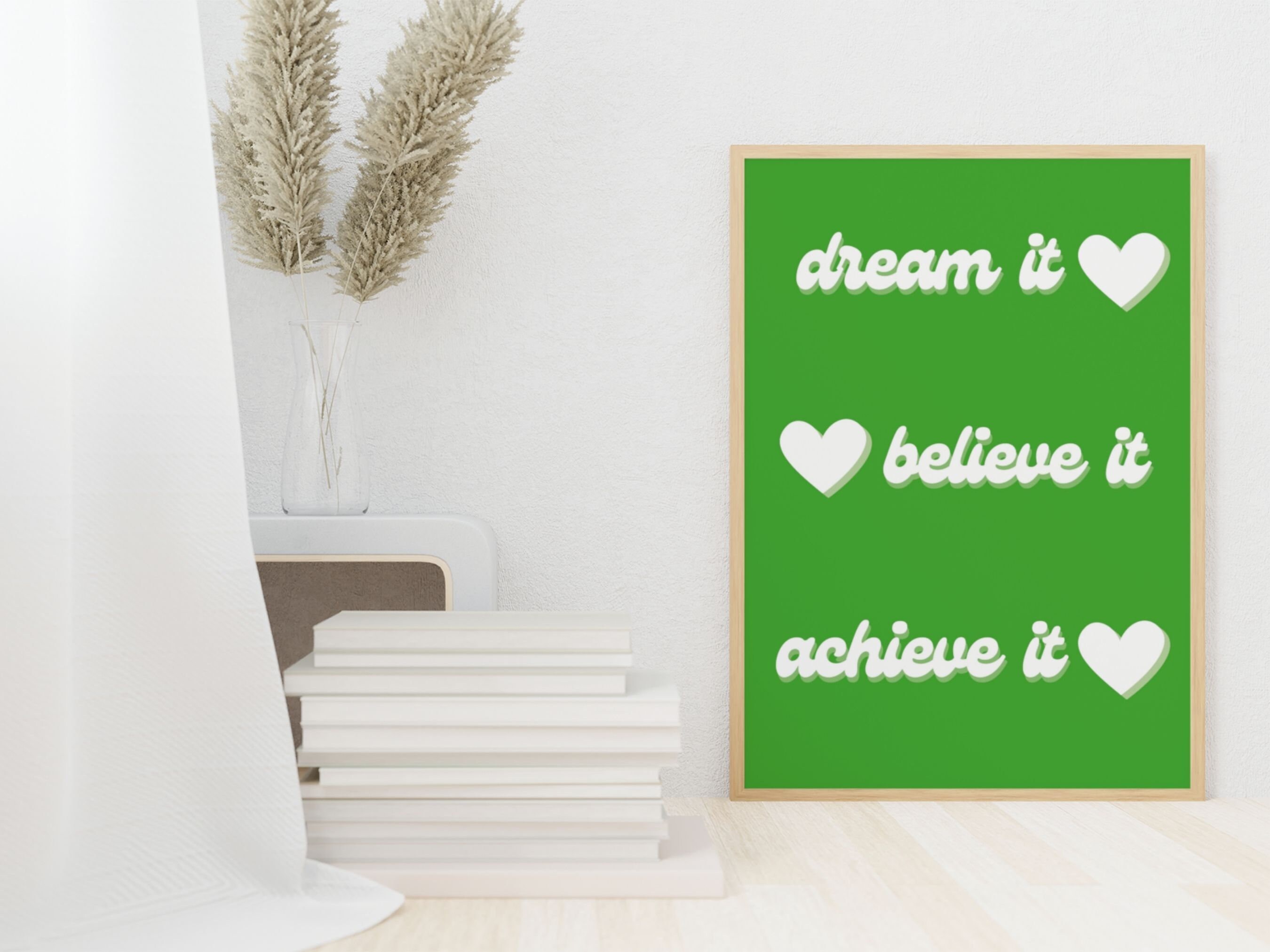 Printable Affirmation Poster Daily Affirmations Green Aura Poster ...