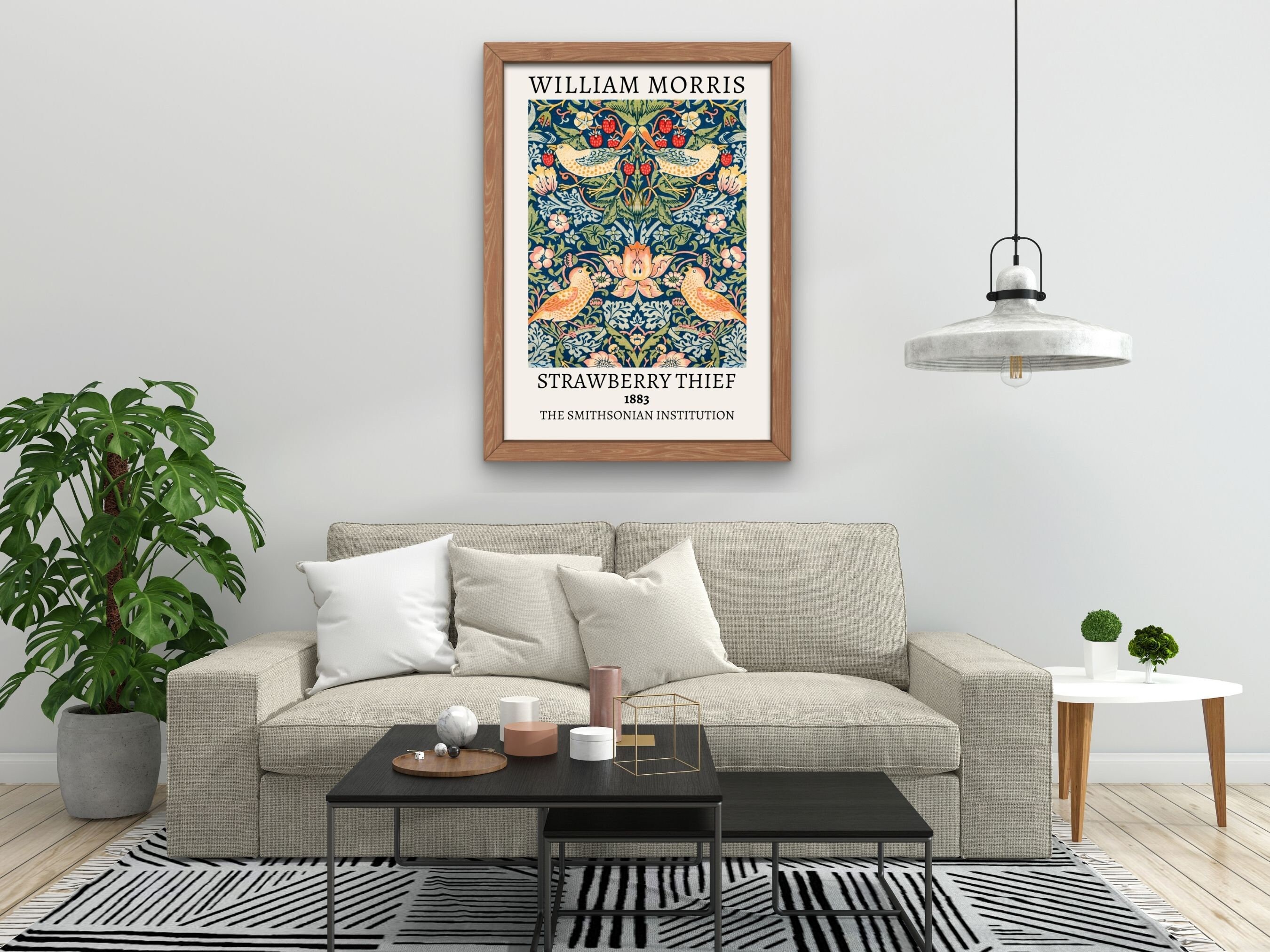 William Morris Strawberry Thief Print William Morris - Etsy