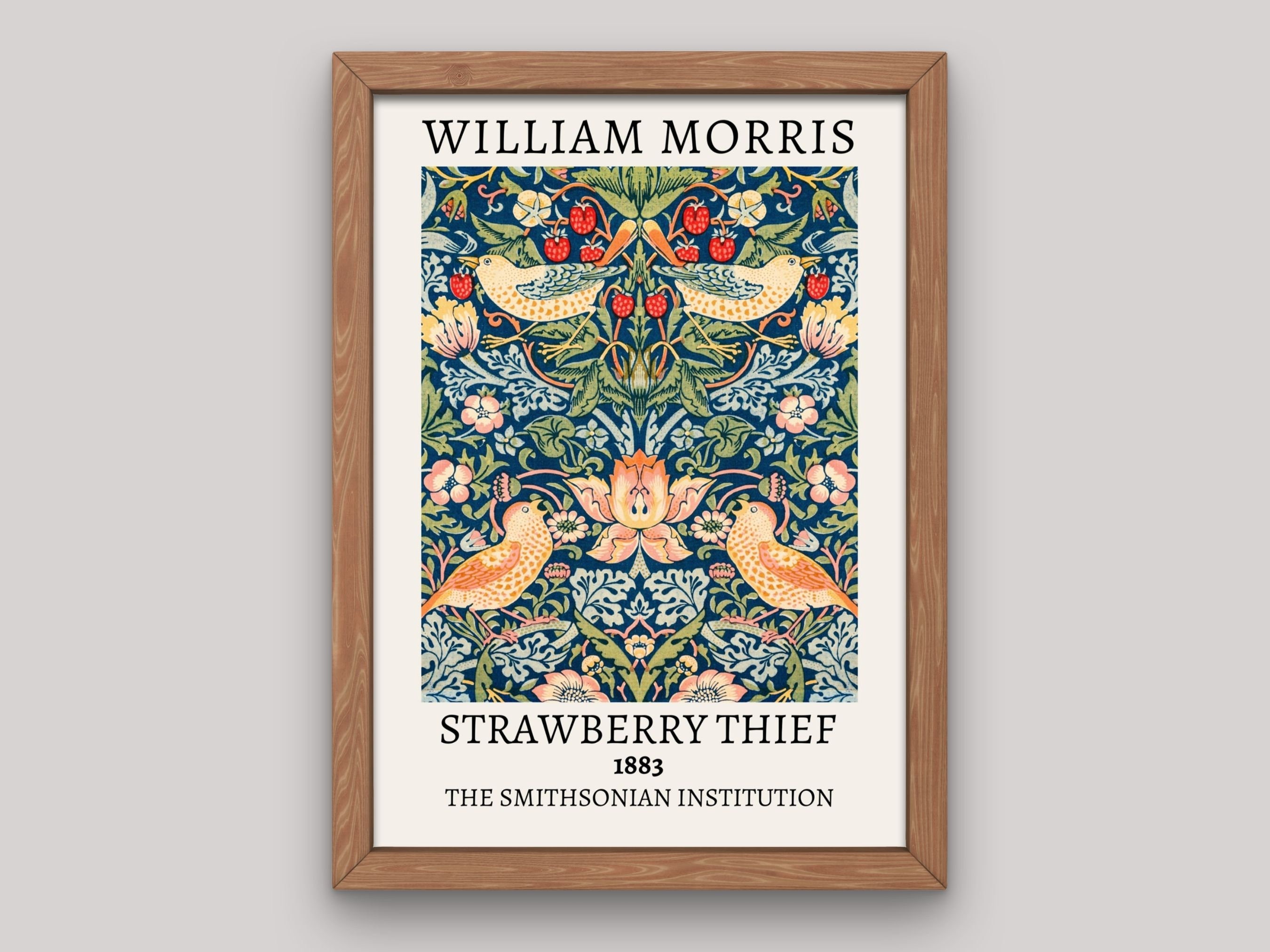 William Morris Strawberry Thief Print William Morris - Etsy