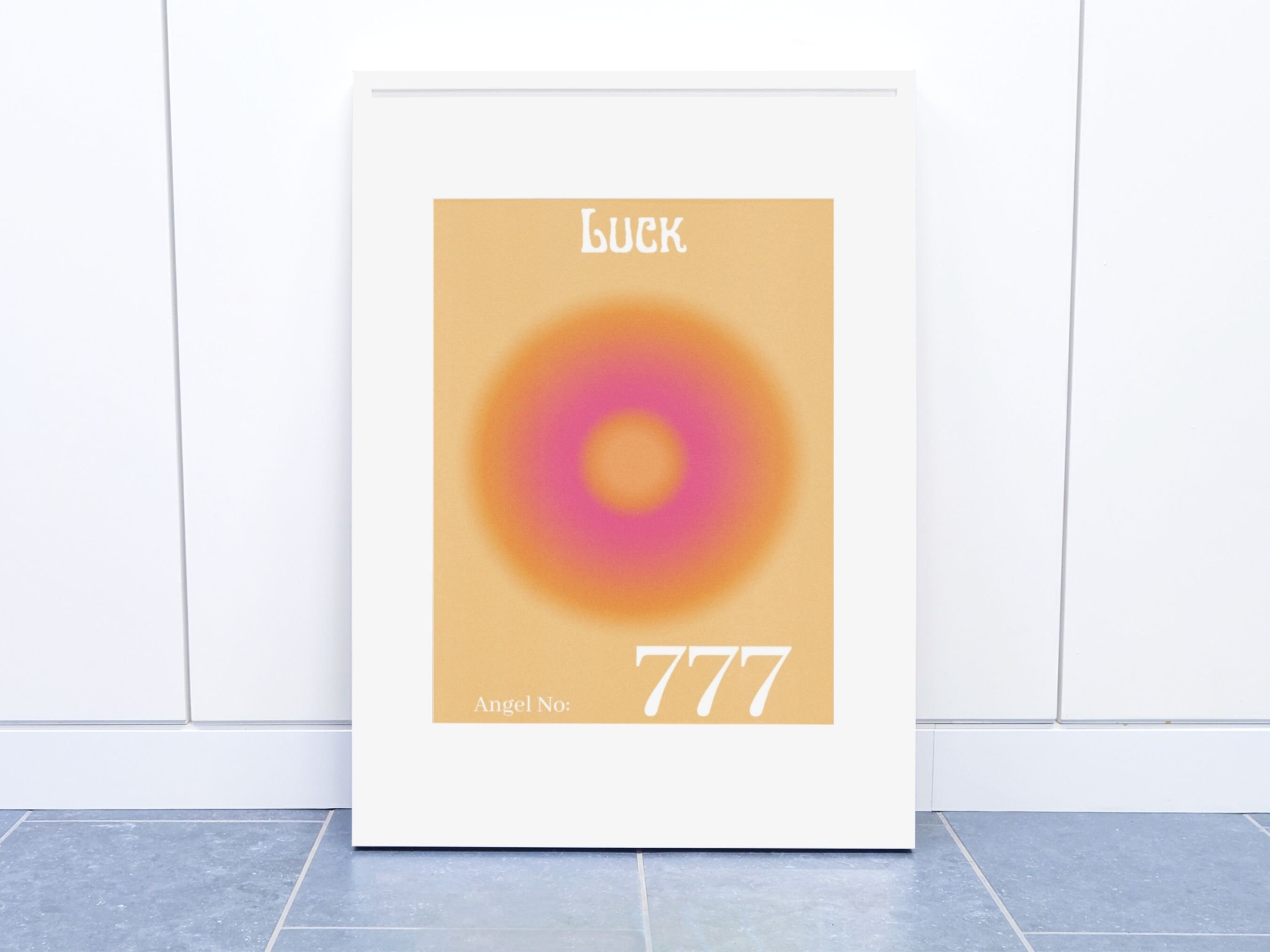 Set of 3 Angel Numbers Posters 333 Support 666 Reflect 777 Luck ...
