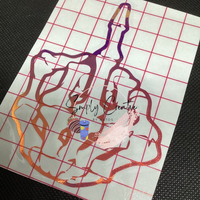 Skeleton Middle Finger Vinyl Decal - Etsy