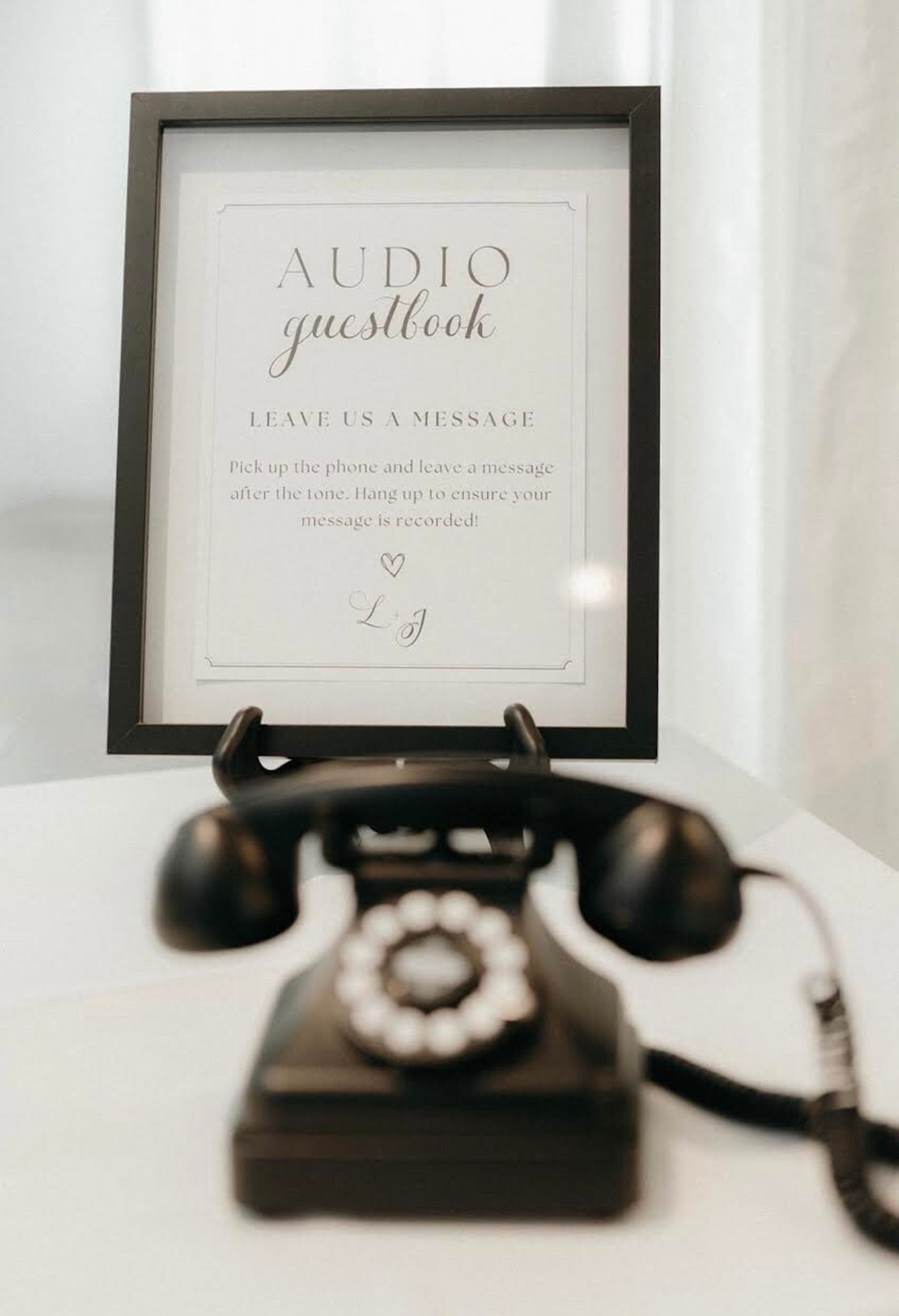 Modern Wedding Audio Guestbook Template, Classic Wedding Guestbook ...