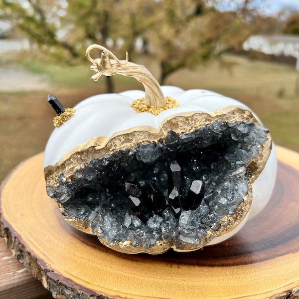 White Pumpkin Centerpiece - Etsy