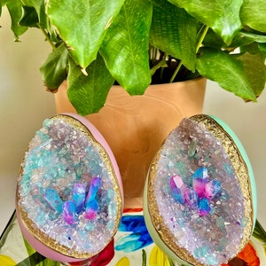 Geode Easter Eggs - Etsy