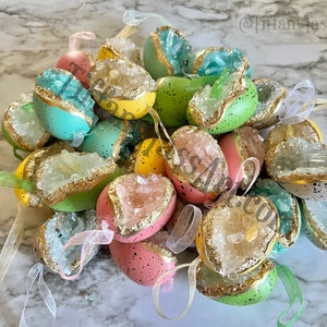 Geode Easter Eggs - Etsy
