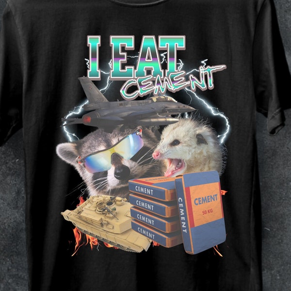I Eat Cement Shirt - Etsy