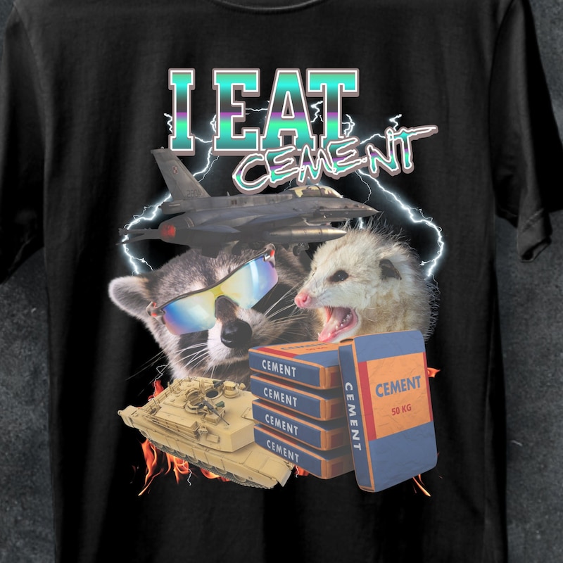 I Eat Cement Shirt - Etsy