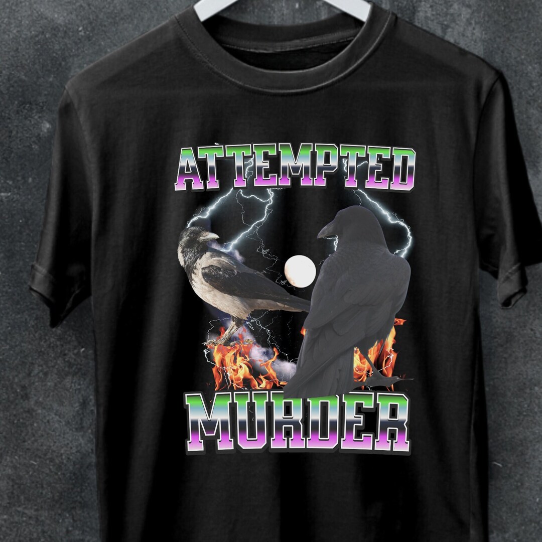 Unique Ornithology Shirts,attempted Murder Shirt,bird Watching Tee ...