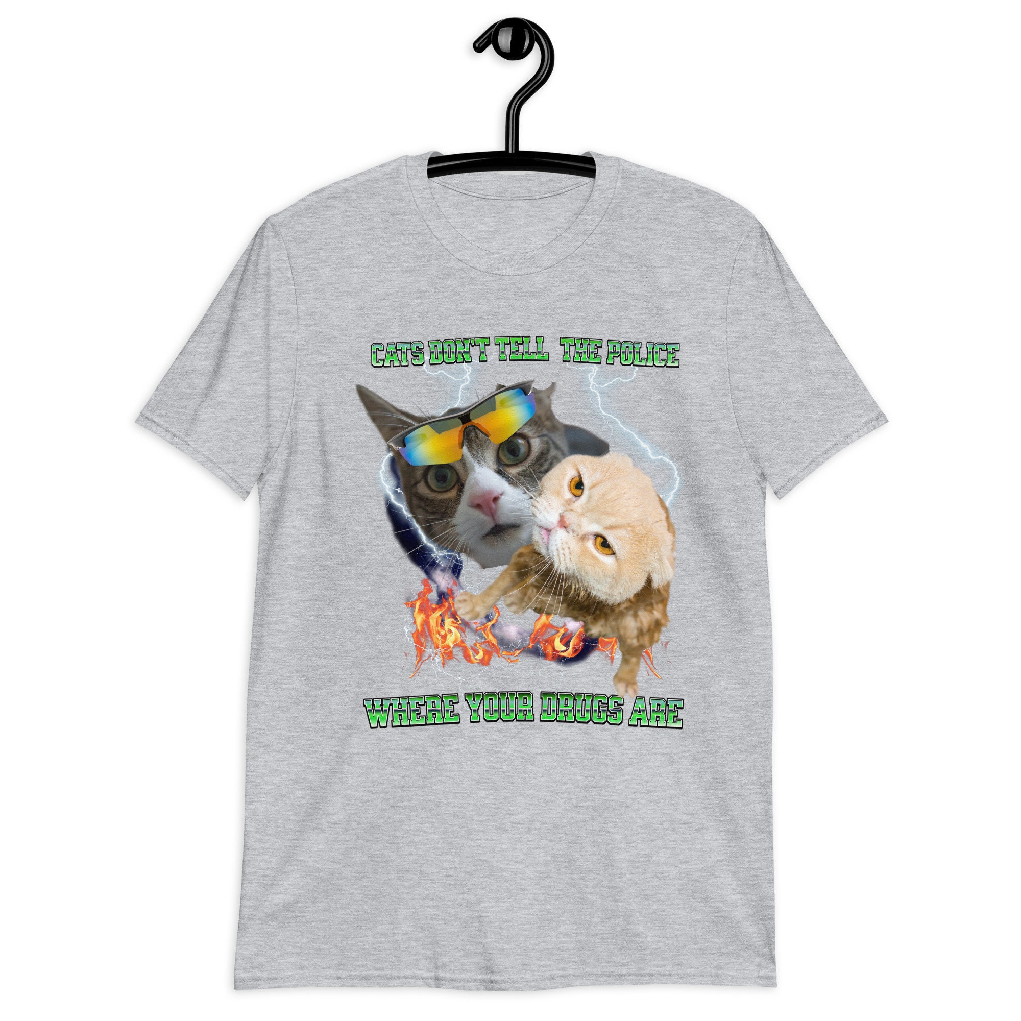 Stylish Funny Cat Meme Shirt,funny Meme Shirt,cat Lover Tee-shirts That Go Hard,crazy Cat Lady ...