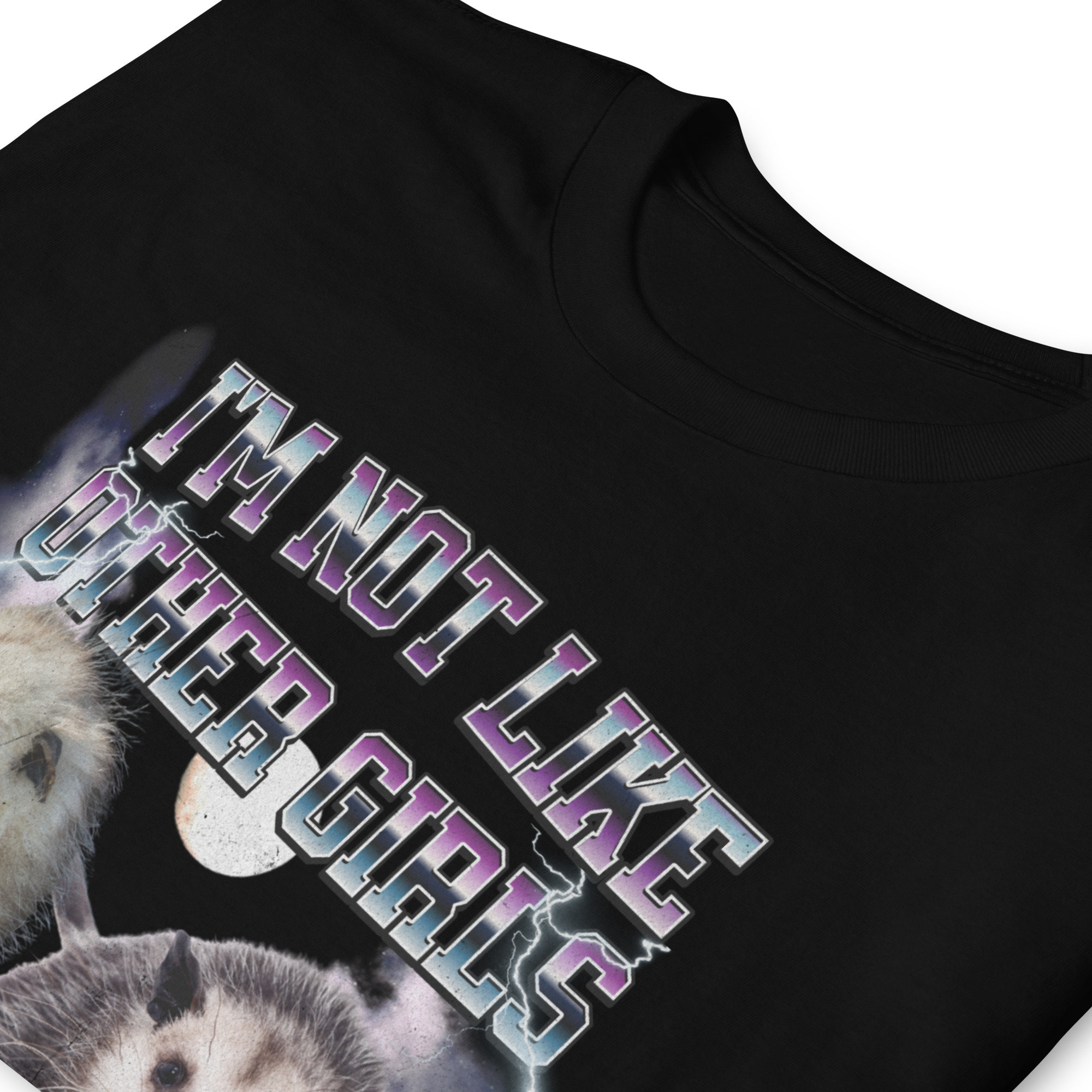 Stylish Funny Opossum Shirt,i'm Not Like Other Girls Tshirt,cute ...