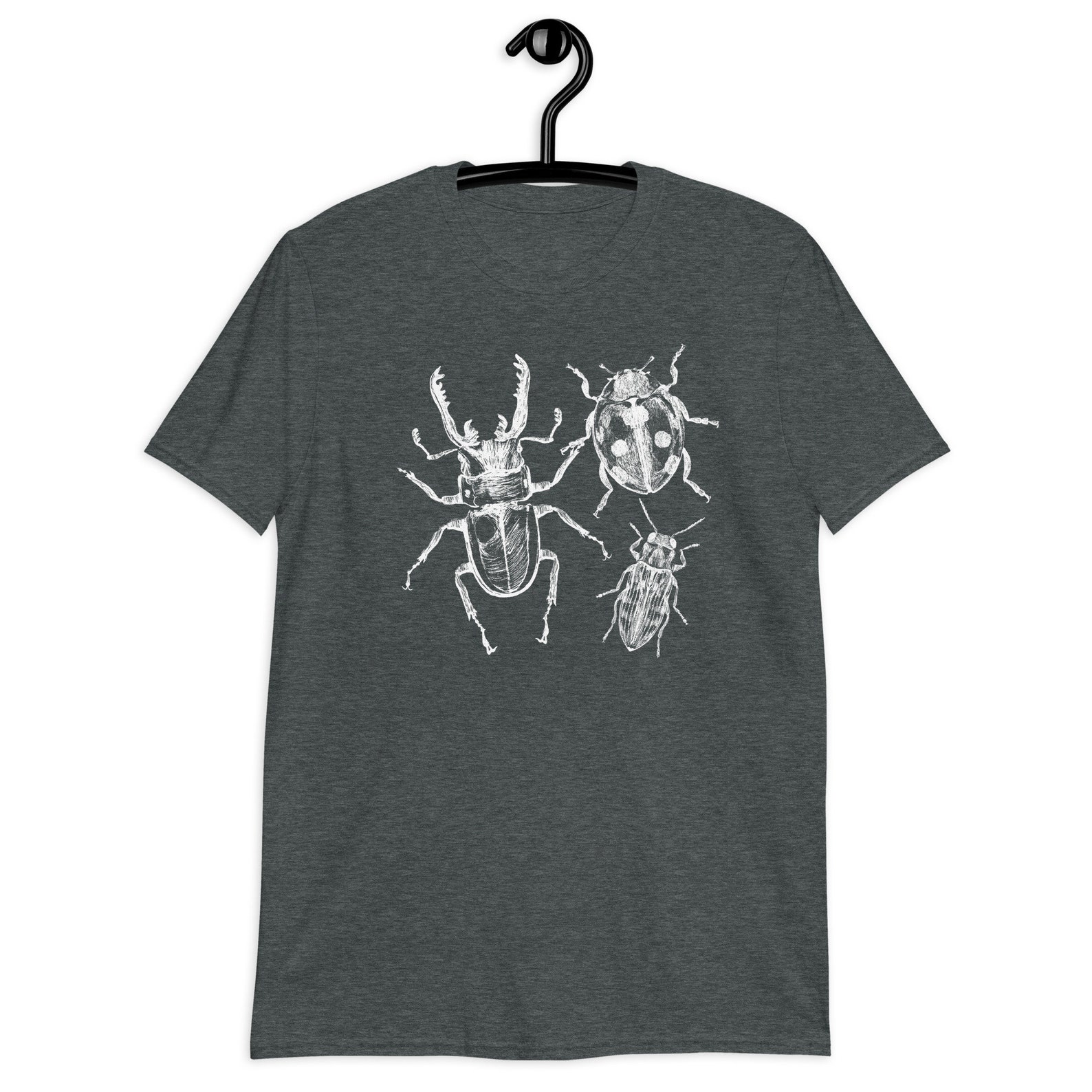 Beetle Blockprint T-shirt, Entomology Insect Print Clothing - Etsy