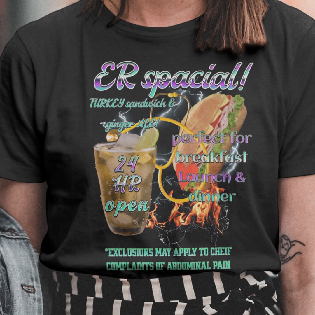 Funny Emergency Room Diner Nursing Humor Shirt,medical Joke,tee for ...