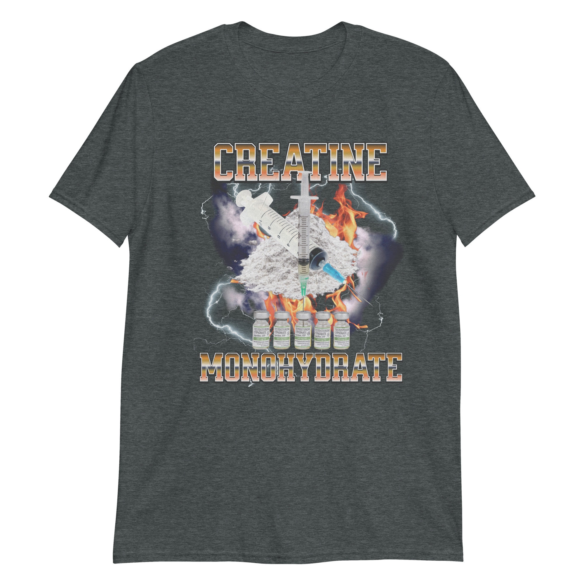 Creatine Monohydrate Parody T-shirt, Funny Gym Meme Tee - Etsy