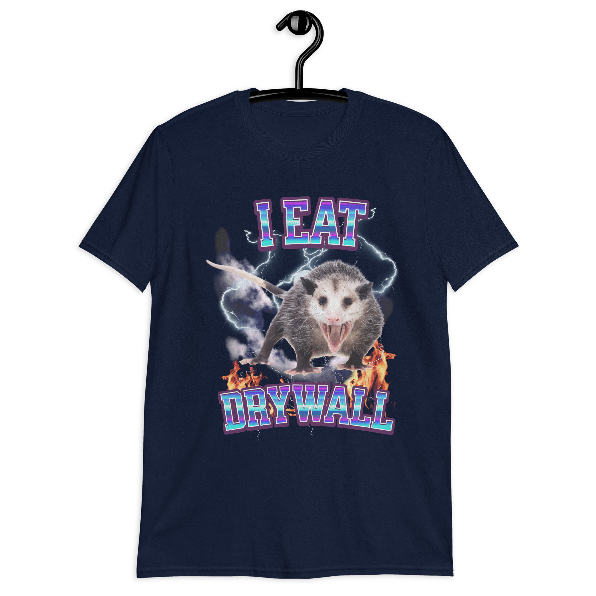 Stylish Funny Meme Tshirt,,i EAT DRYWALL Joke Tshirt,funny Opossum T ...