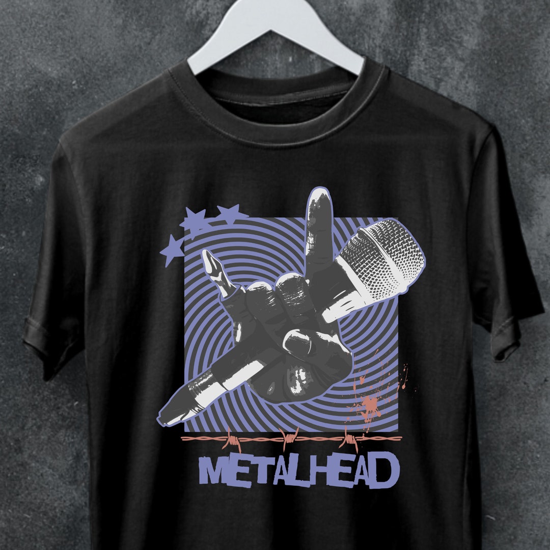Unique Metalhead Shirtheavy Metal Teemetal Music - Etsy
