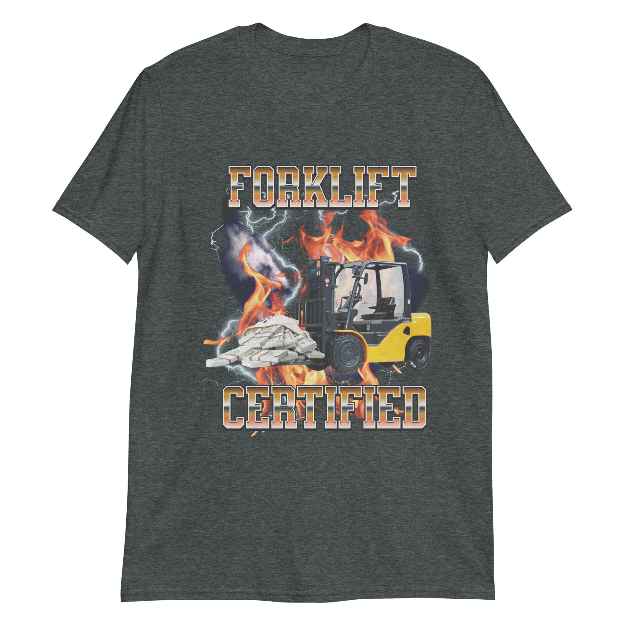 Stylish Forklift Certified Shirt,funny Gift T Shirt for Forklift ...