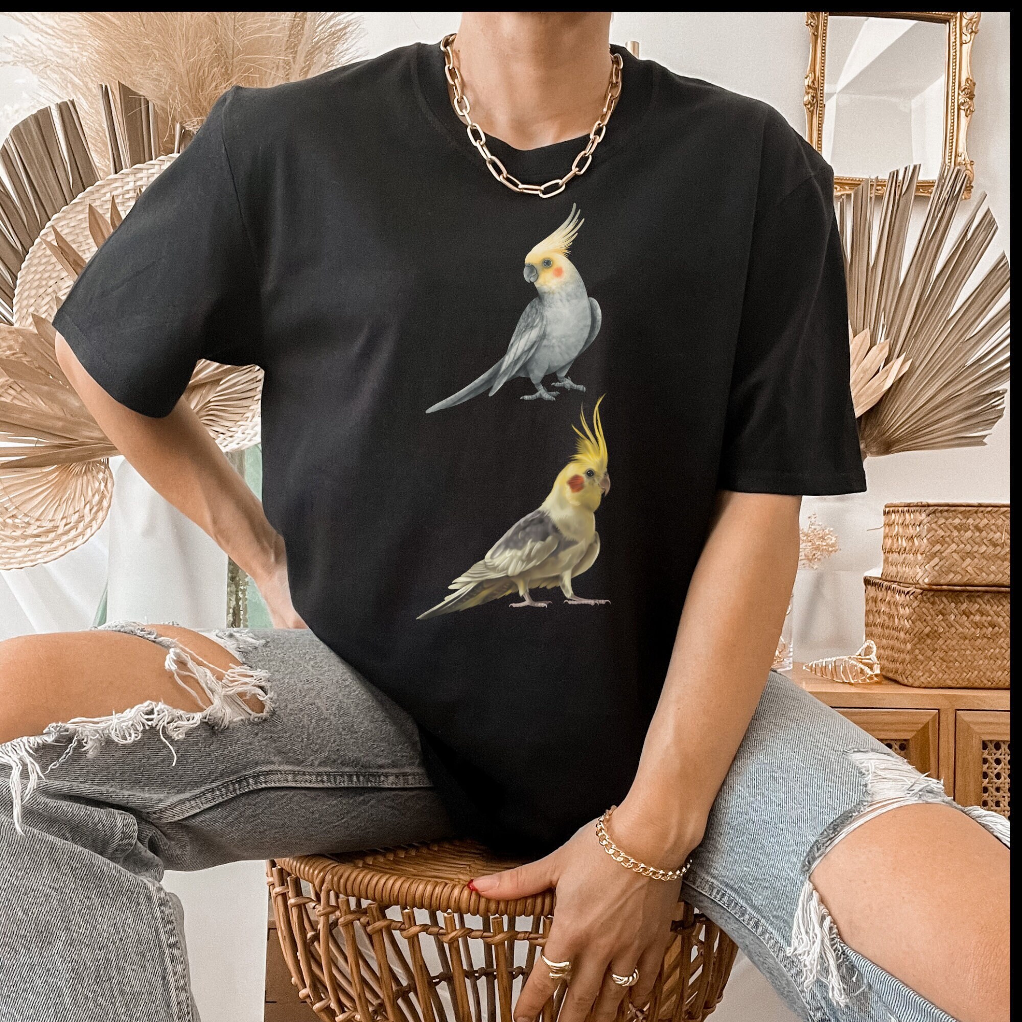 Stylish Cockatiel Owner Shirt, Cockatiel Tshirt,gift for Cockatiel ...