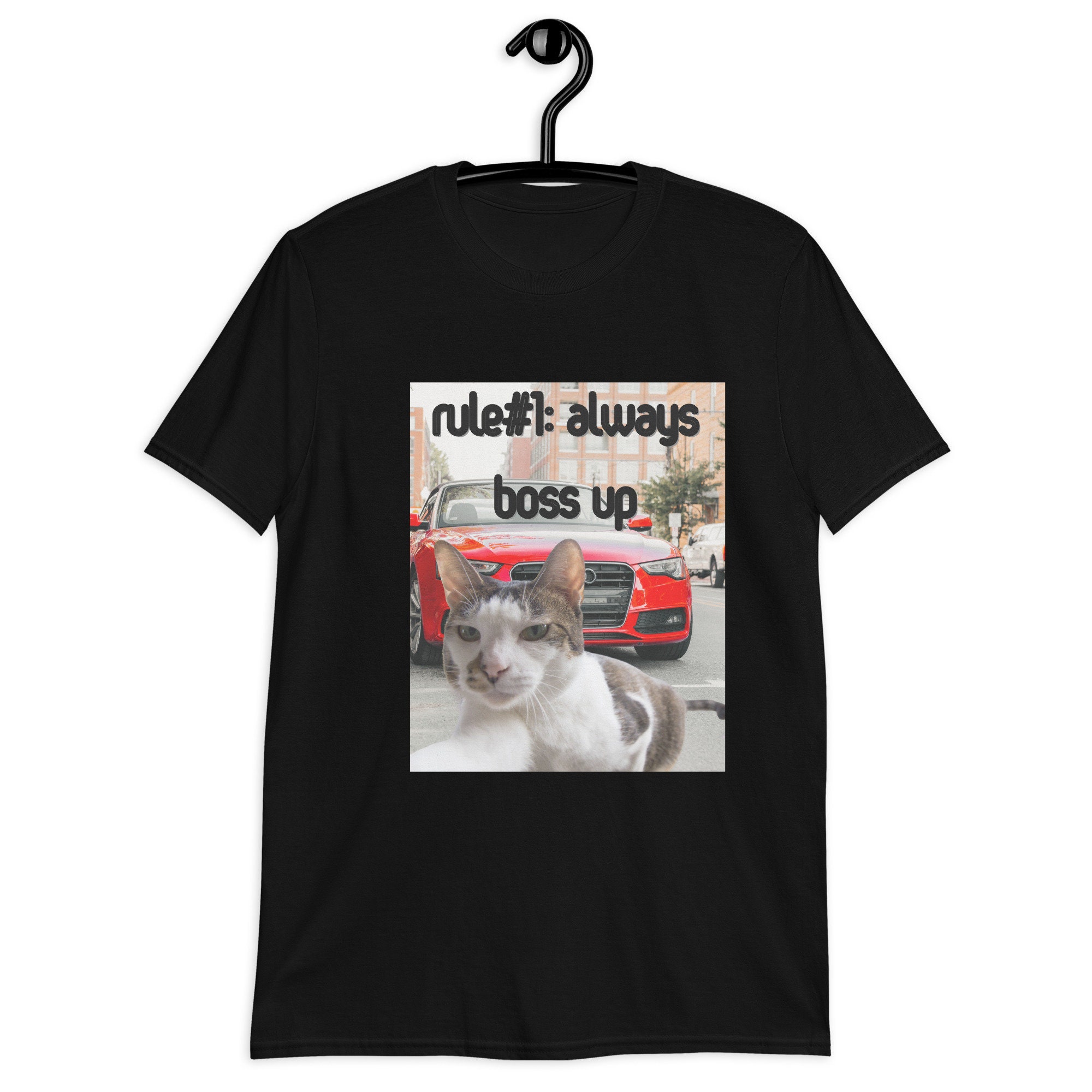 Stylish Rule 1 Always Boss up Cat Meme Teefunny Cat - Etsy