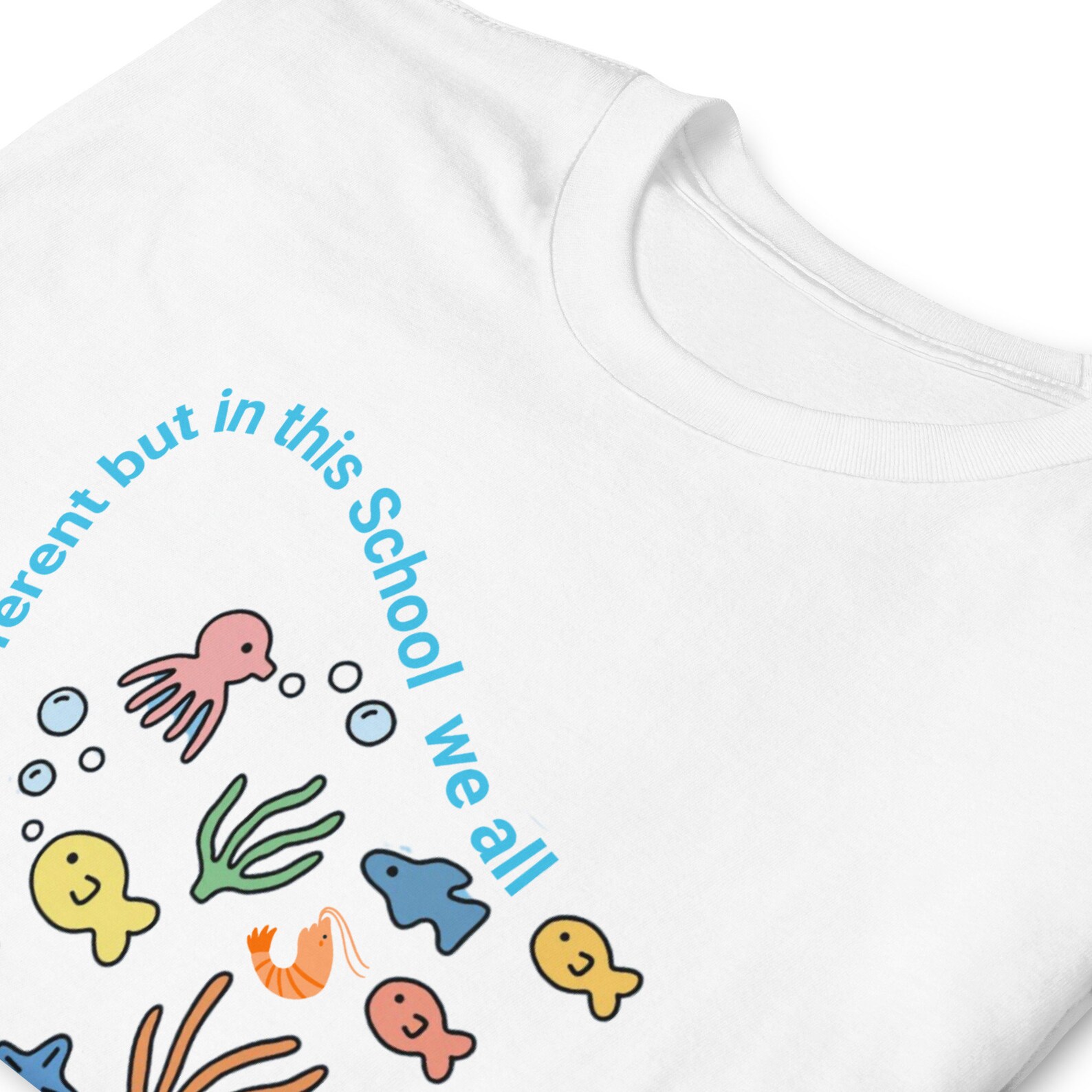 We Are Different but in This School We All Swim Together Shirt,ocean ...