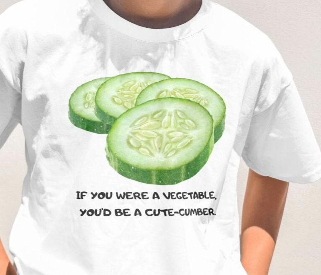 Stylish Cucumber Shirt,retro-style Vintage Tshirt,cucumber Graphic Tee ...