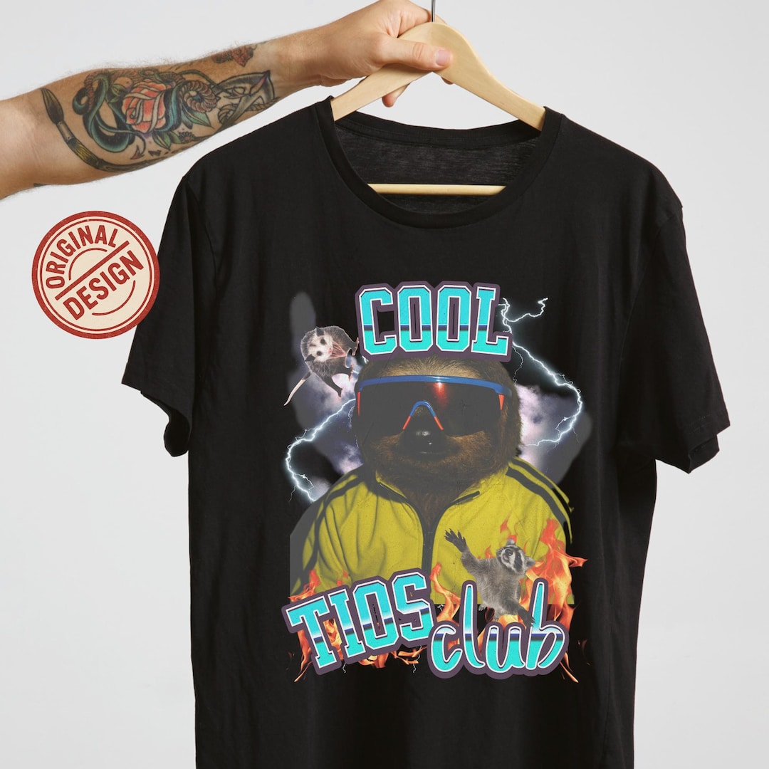 Funny Cool Tios Club Shirt – Funny Sloth Tio Tee – Latino Humor Shirt ...
