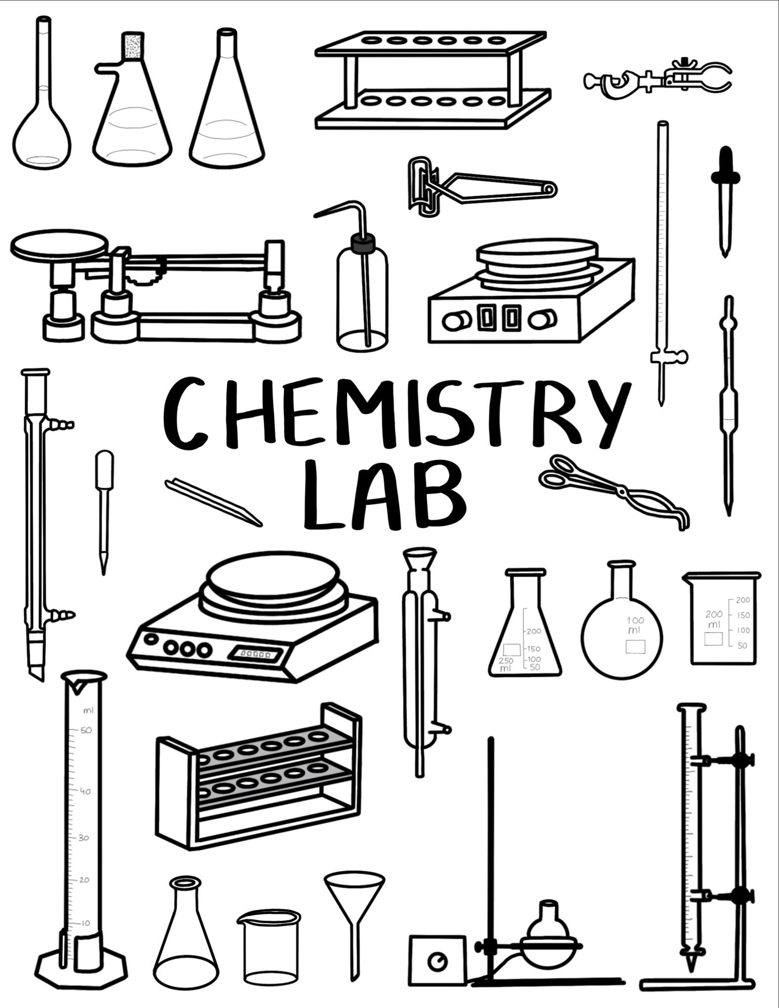 Science Digital Stickers | Chemistry - Chemistry Lab | Goodnotes, Pre ...