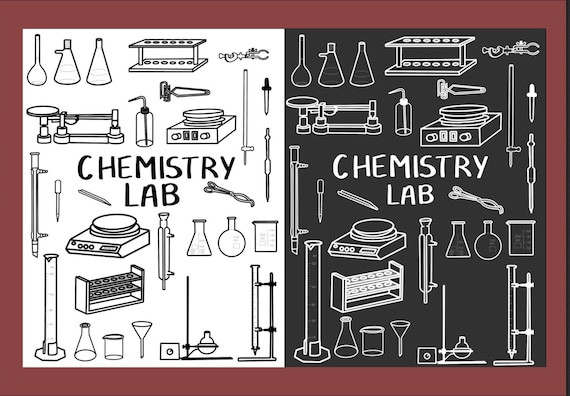 Science Digital Stickers Chemistry Chemistry Lab - Etsy