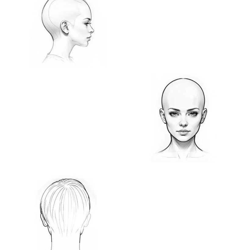 Salon Head Sheet Pack for Color or Haircutting With Notes, Hair Salon ...