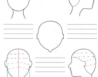 Hair Cutting Sheet - Etsy
