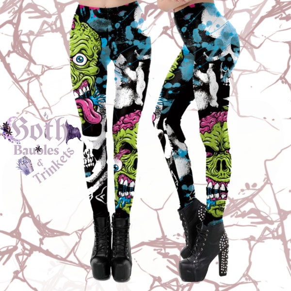 Gothic Leggings - Etsy