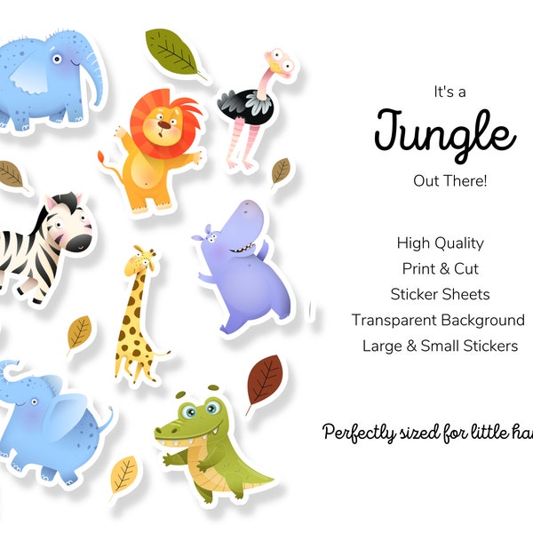 Safari Africa Stickers - Etsy