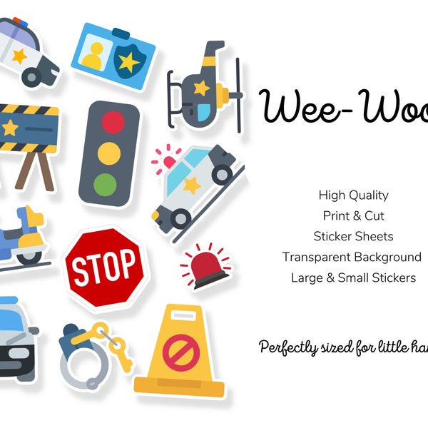 Police Bike Stickers - Etsy