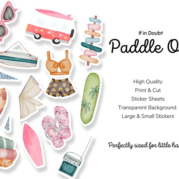 Vintage Surfboard Stickers - Etsy