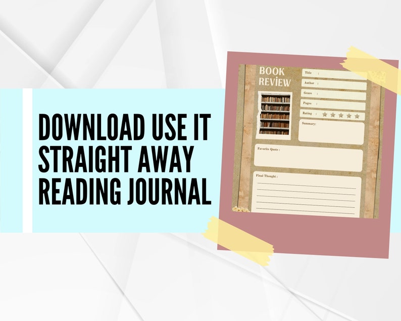 Reading Diary Printable | Printable | Reading Diary | Diary for Readers ...