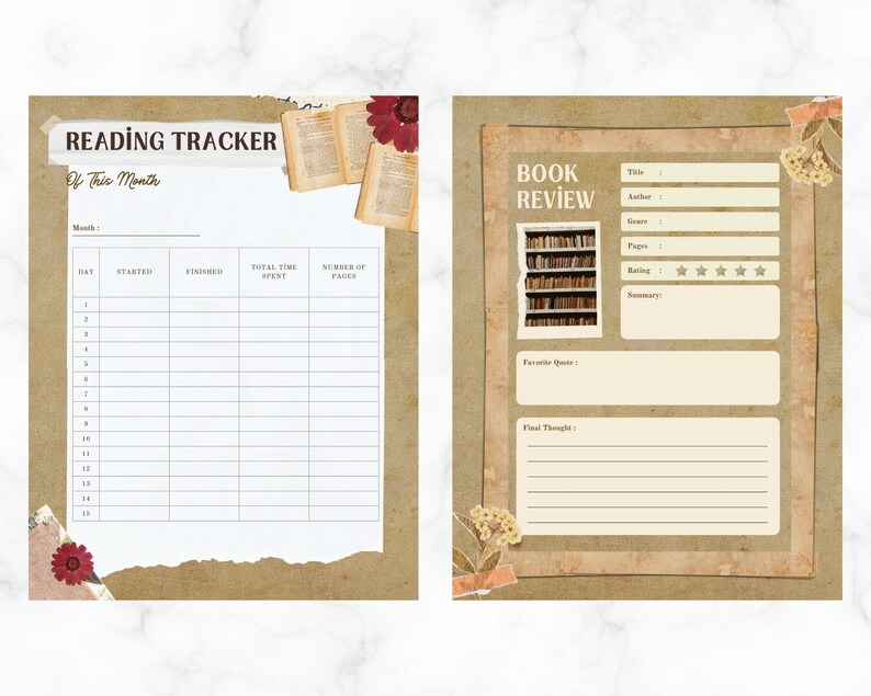 Reading Diary Printable | Printable | Reading Diary | Diary for Readers ...
