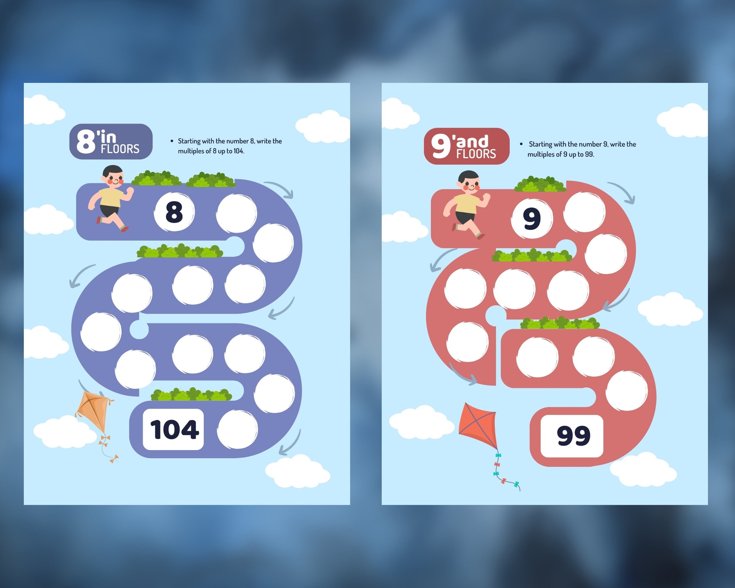 Printable Primary School Folded Numbers | Primary School Study Activity ...