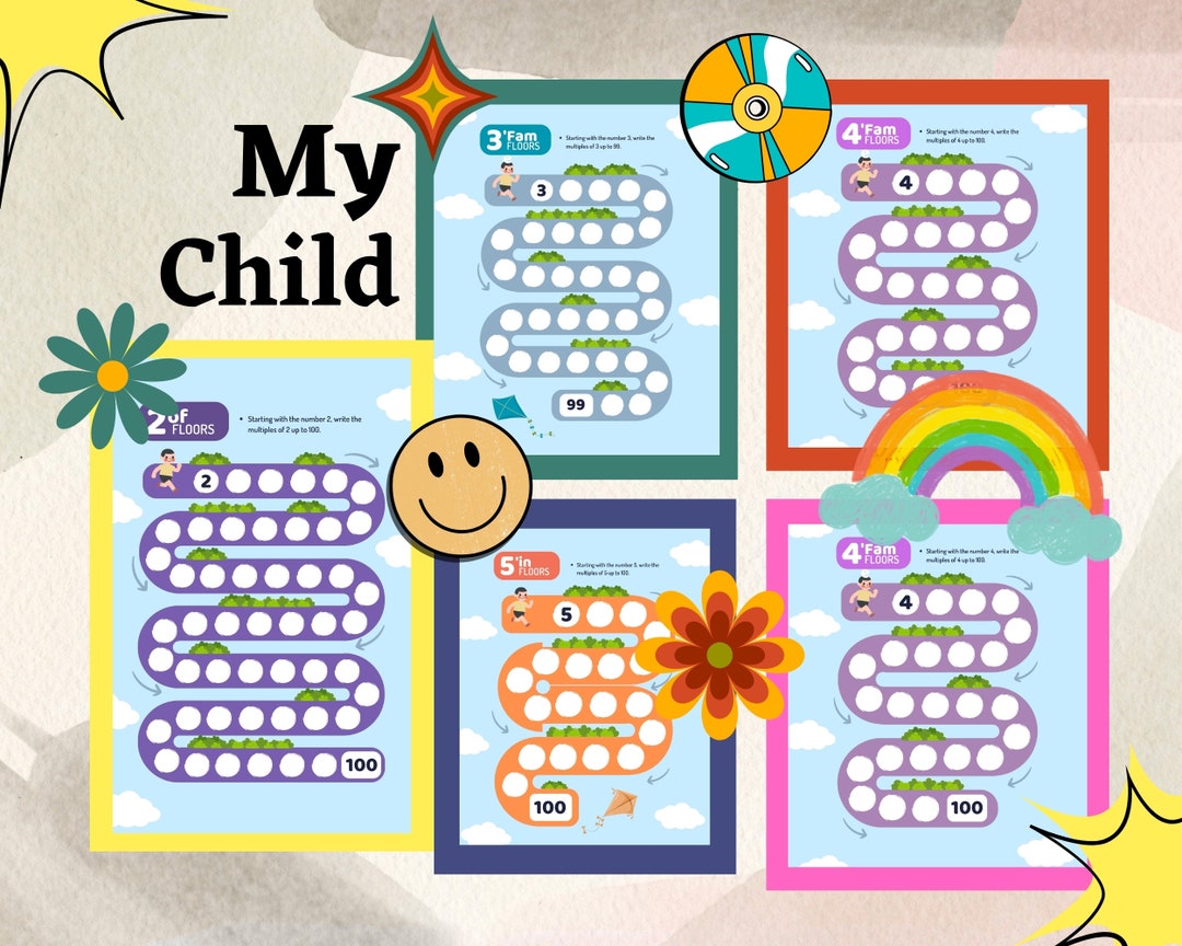 Printable Primary School Folded Numbers | Primary School Study Activity ...