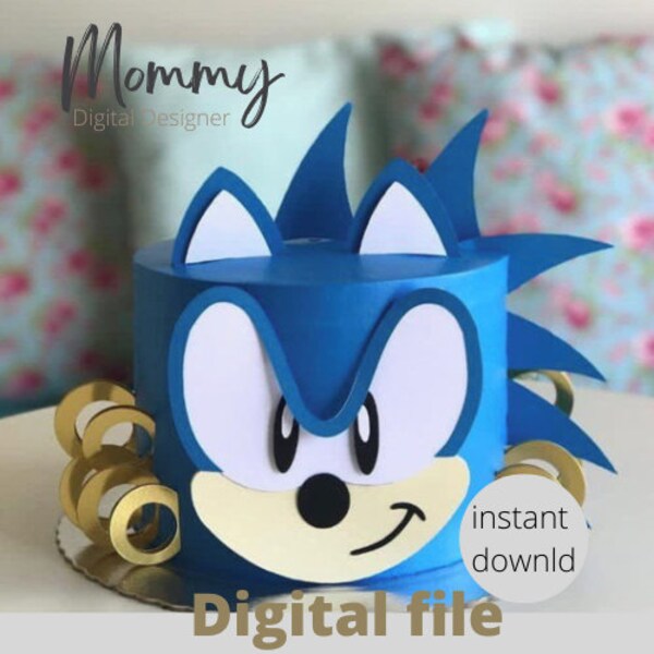 Sonic Cake Decorations - Etsy